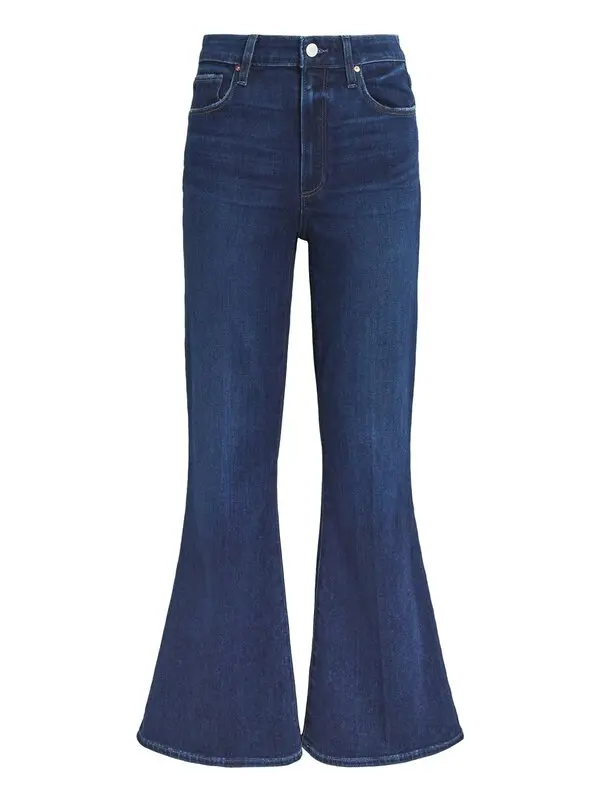 Paige Marlow Skimmer Flared Jeans - Blue
