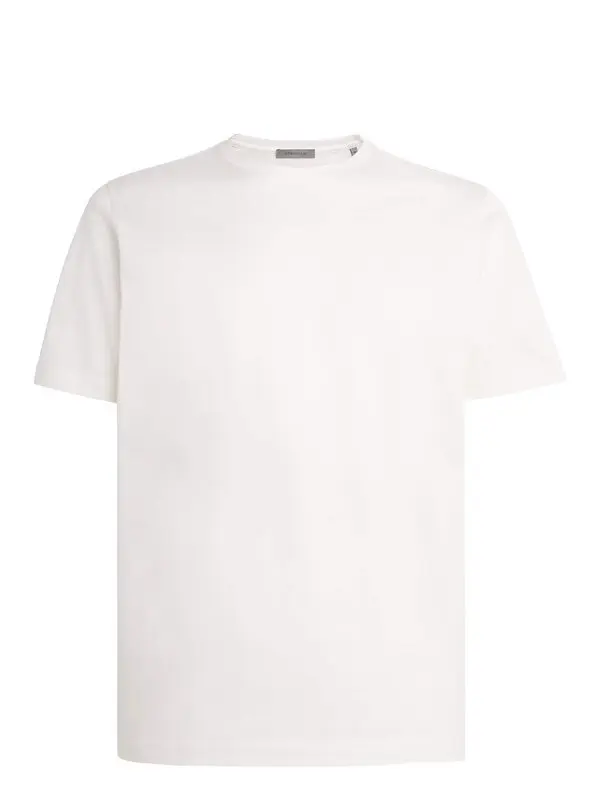 Corneliani Cotton Crew-neck T-shirt - White