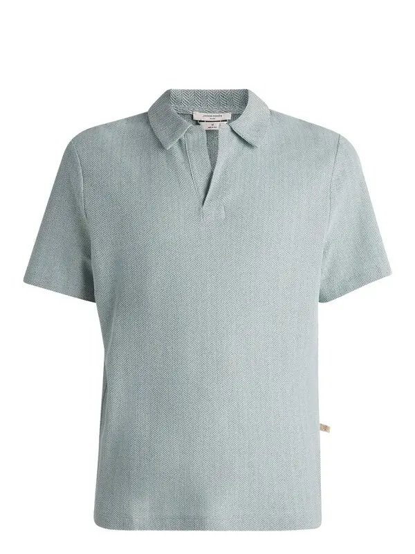 Jacob Cohen Geometric Polo Shirt - Blue