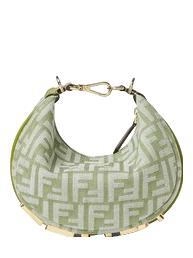 Fendi Fendigraphy Mini Hobo Bag - Green
