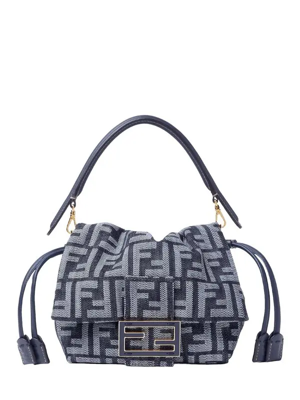Fendi Mamma Baguette Small - Blue