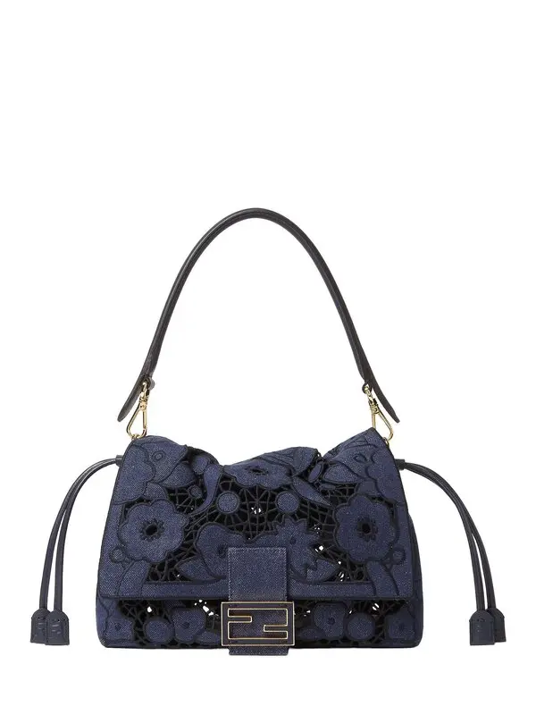 Fendi Mamma Baguette Medium - Blue