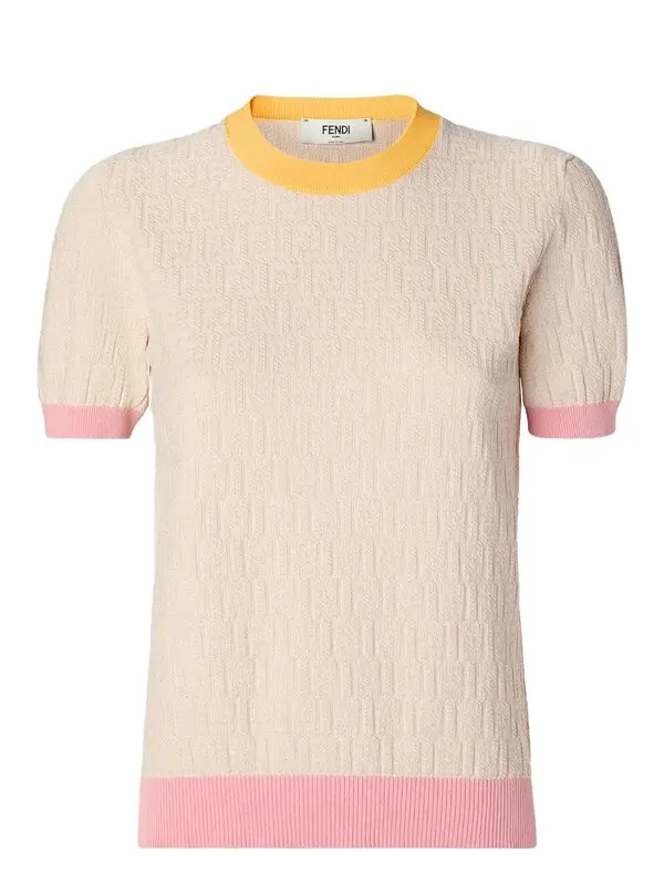 Fendi Ff Jacquard Jumper - Multicolour