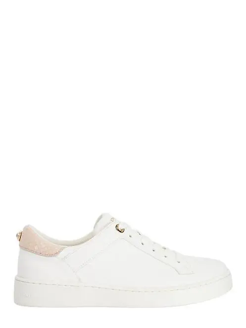 DUNE Emba Faux-leather Trainers - White Synthetic