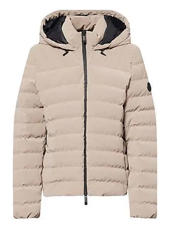 Moncler Trèfle Short Down Jacket - Beige