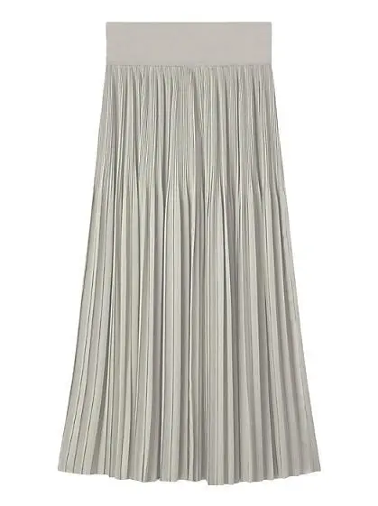 JOSEPH Rabat Pleated Maxi Skirt - Powder