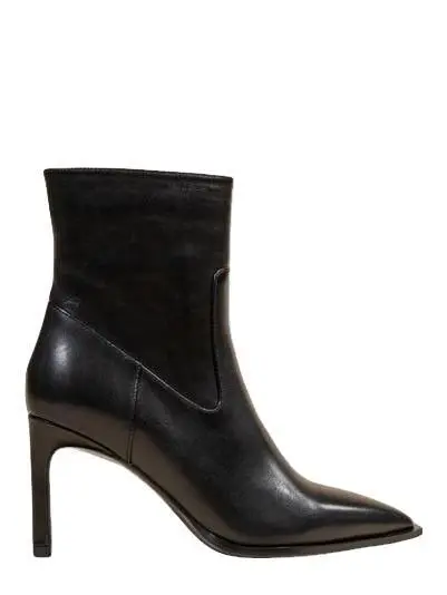 MI/MAI Georgia Pointed Toe Low Boots - Black