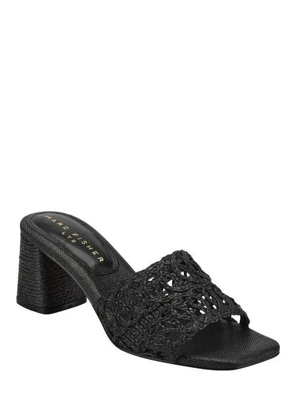 Marc Fisher Follie Slide Sandal - Black