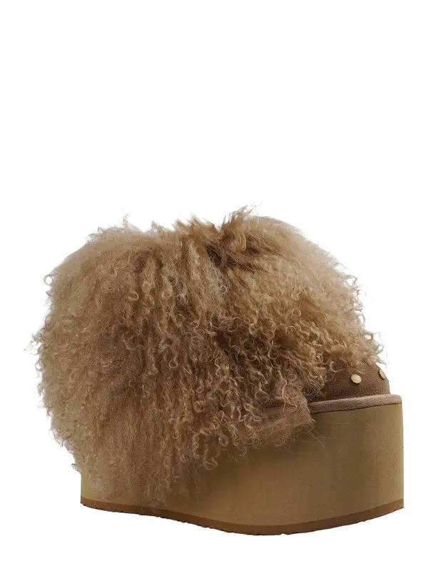 ZIGI Shearling Platform Bootie - Brown