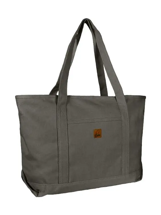 DALIX Carryall Canvas Tote Bag - Asphalt Gray