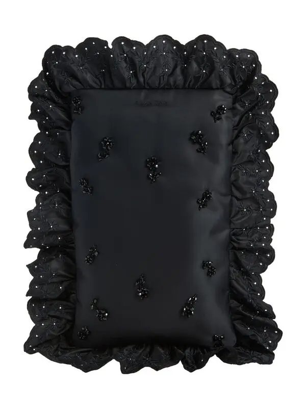 Simone Rocha Pillowcase Clutch - Black/jet