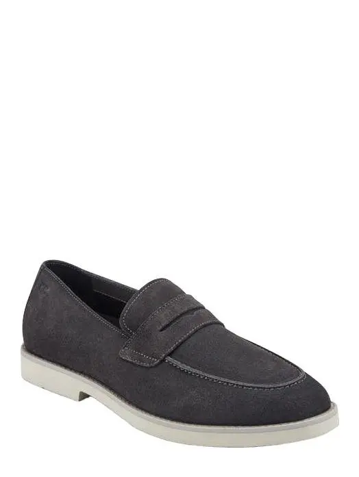KENNETH COLE Savon Penny Loafer - Charcoal