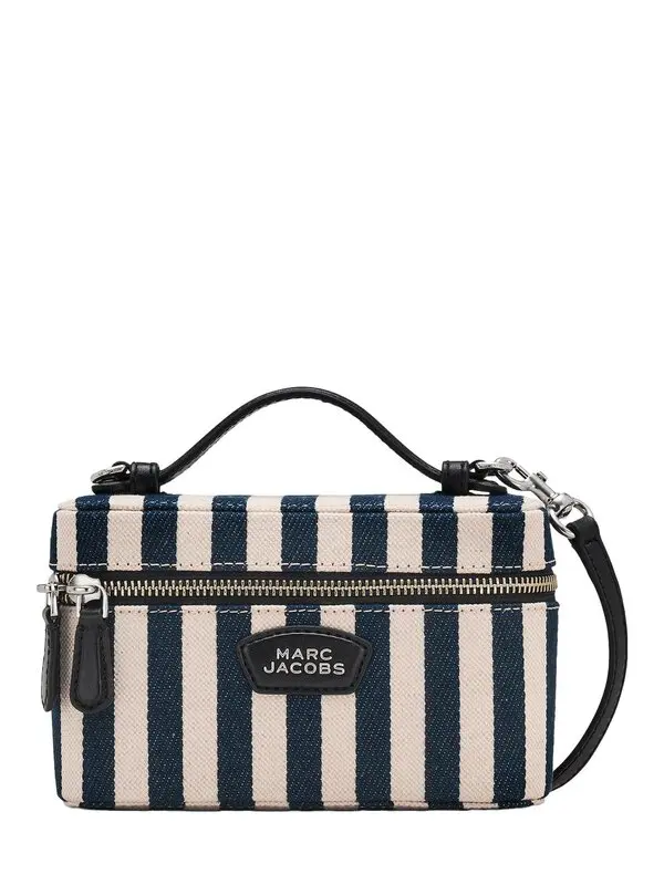 Marc Jacobs Stripe Canvas East/west Vanity Bag - Blue Sea Multi