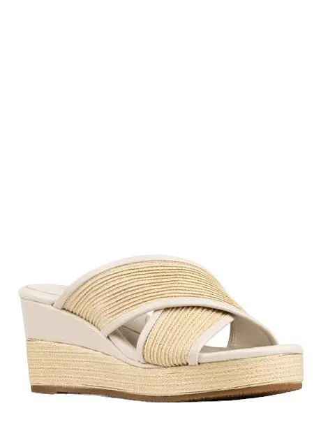 DONALD PLINER Gorgina Platform Wedge Sandal - Foam
