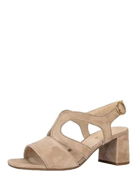 Gabor Block Heel Sandal - Sand