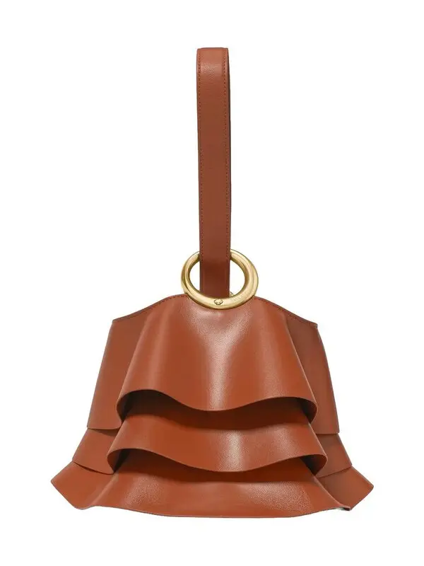 Kate Spade New York Pleated Wave Leather Mini Bucket Bag - Southwest Desert