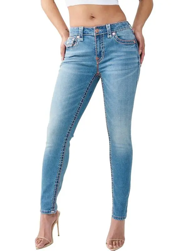 True Religion Jennie Super-t Skinny Jeans - Medium Wash