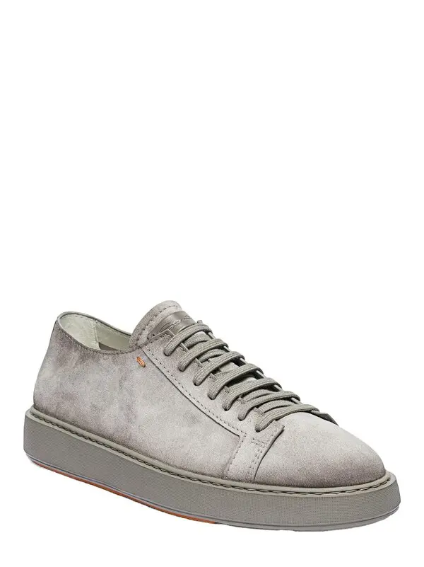 Santoni Godfrey Lace-up Sneaker - Beige
