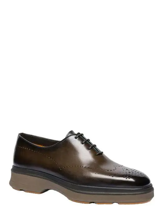 Santoni Easy Oxford - Dark Brown
