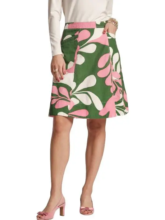 FRANCES VALENTINE Marta Printed Skirt - Treetop/multi