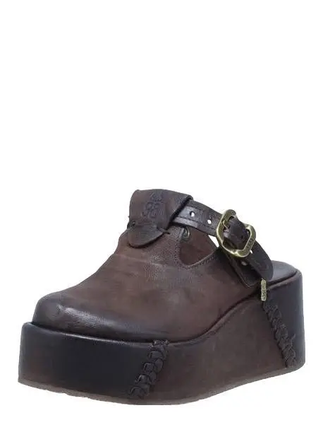 A.S.98 Monroe Platform Clog - Brown