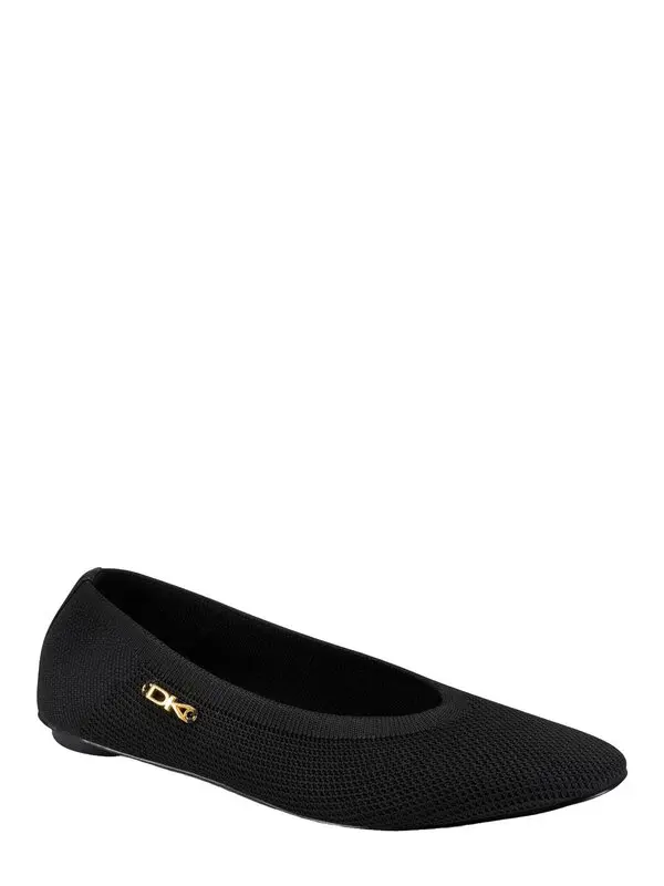 Dkny Avery Knit Ballet Flat - Black