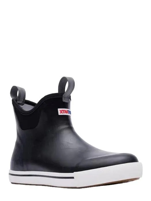 XTRATUF Waterproof Ankle Deck Boots - Black
