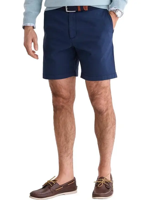 Vineyard Vines Chilmark 7-inch Stretch Chino Shorts - Blue Blazer