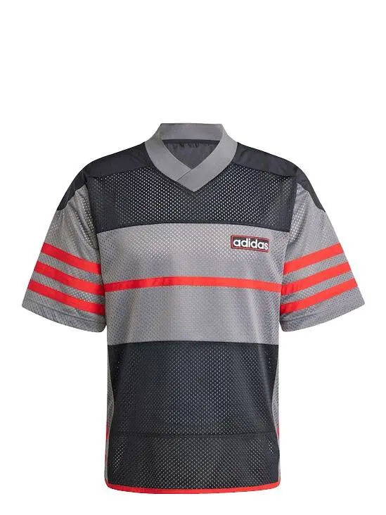 Adidas Adicolor Adibreak Mesh Jersey - Black/grey Four/better Scarelet Red