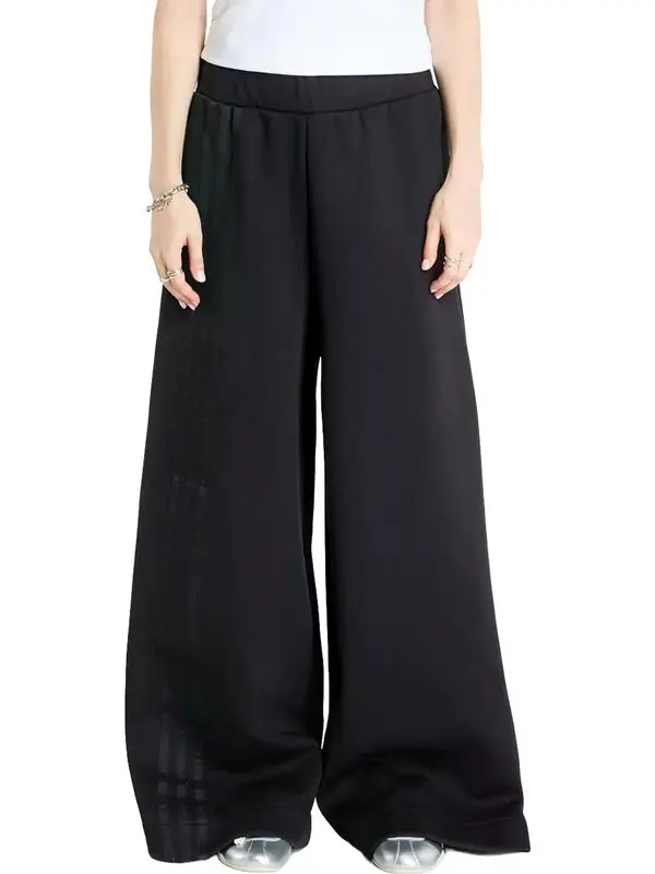 Adidas Three-stripes Palazzo Pants - Black