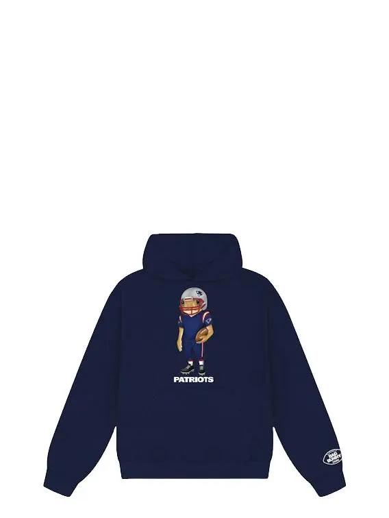 BAD BUNNY X New England Patriots Concho Hoodie - Blue