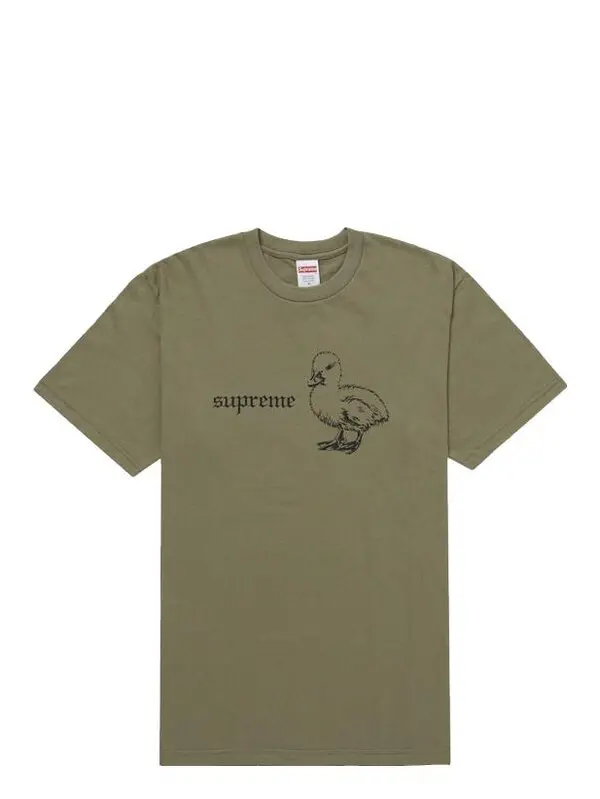 Supreme Duck Tee Shirt - Light Olive