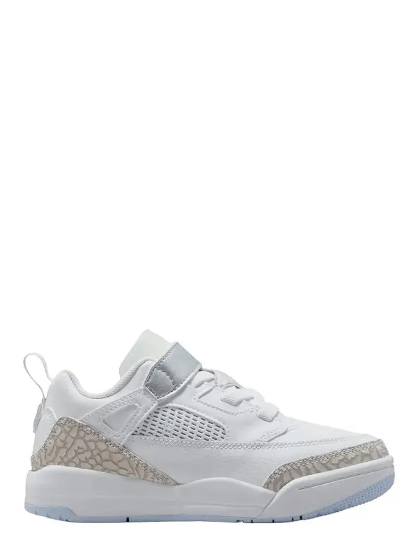 JORDAN Spizike Low Neutral Grey Sneakers - White/metallic Silver/barely Blue