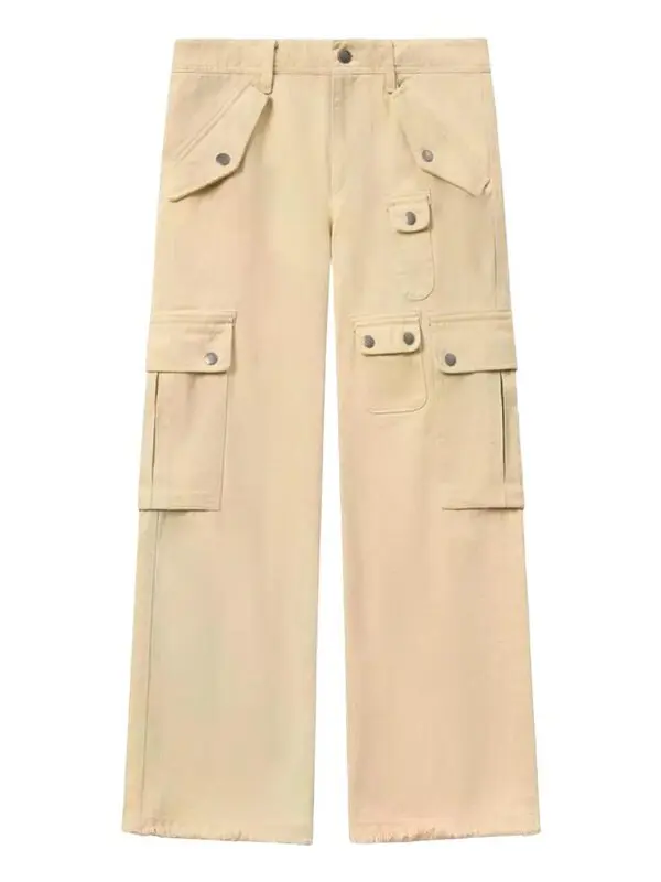 Isabel Marant Josefine Flap-pockets Trousers - Neutrals