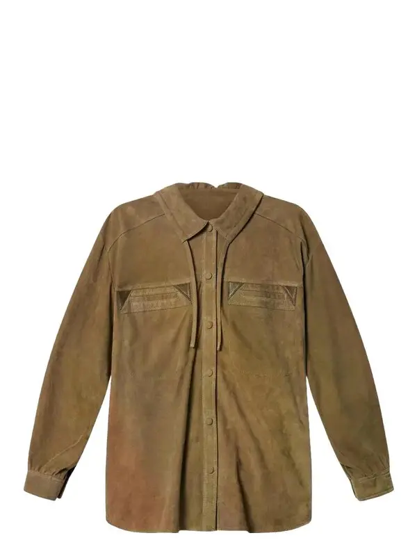 Isabel Marant Maldia Suede Shirt - Brown