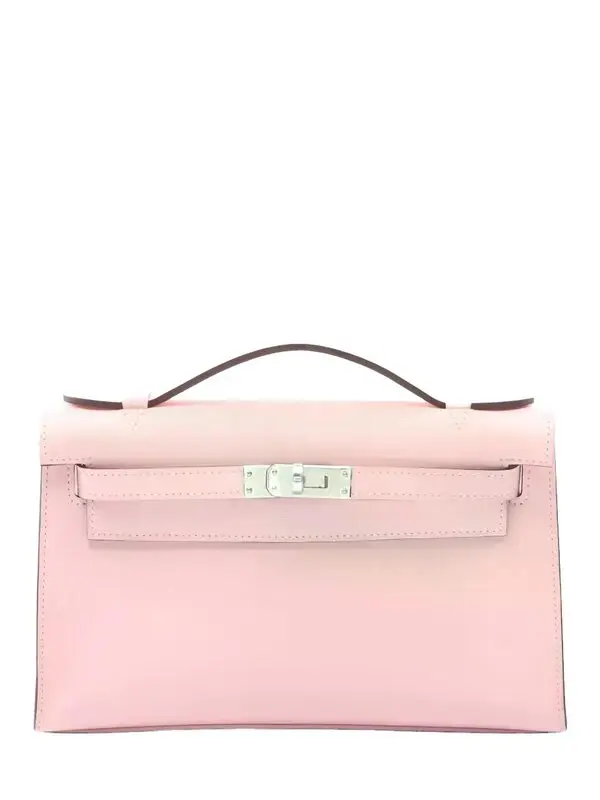 Hermès 2025 Mini Kelly Leather Tote Bag - Pink