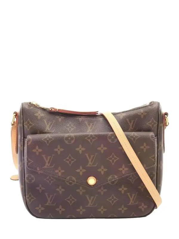 LOUIS VUITTON 2016 Mabillon Monogram Shoulder Bag - Brown