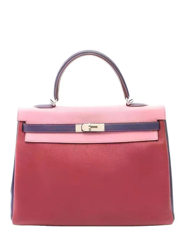 Hermès 35 Kelly Togo Tote Bag - Pink