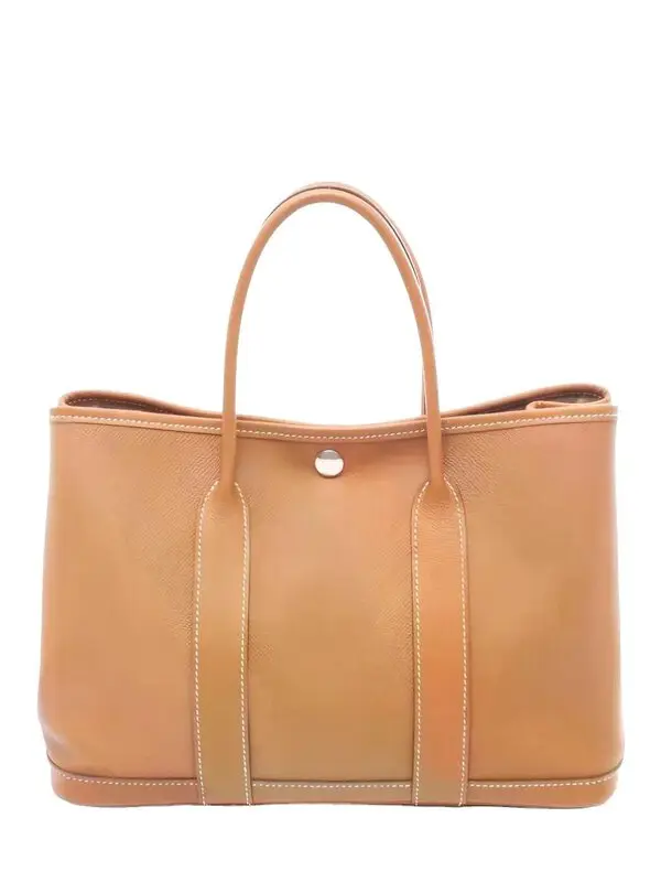 Hermès 2017 Tpm Garden Party Tote Bag - Brown