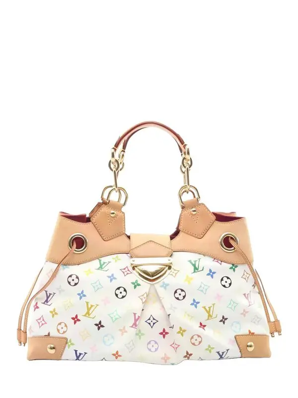 LOUIS VUITTON 2009 Monogram-pattern Tote Bag - White
