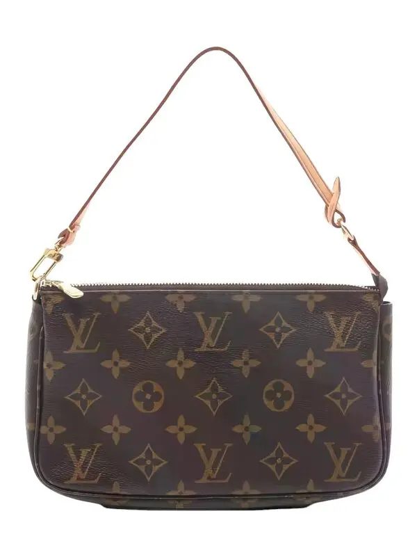 LOUIS VUITTON 2002 Monogram Shoulder Bag - Brown