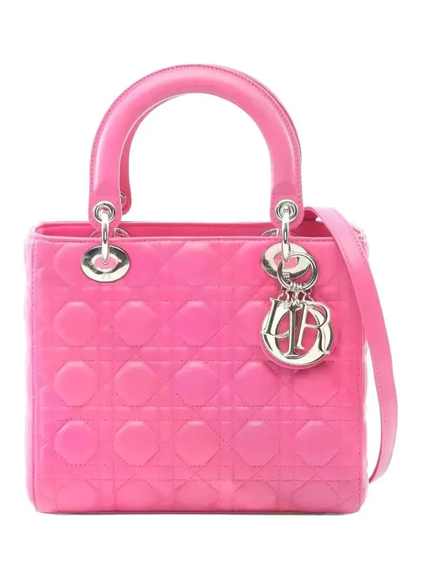 Dior 2010s Lady Canage Handbag - Pink