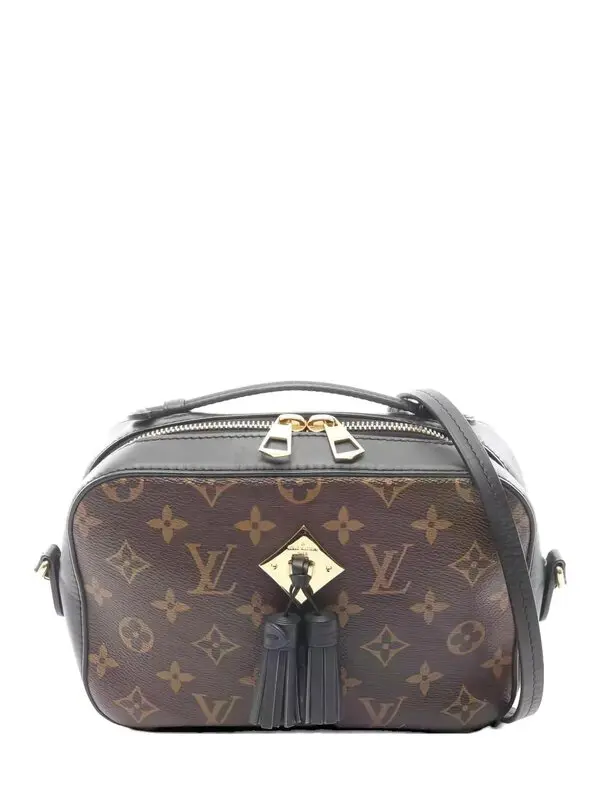 LOUIS VUITTON 2018 Saintonge Monogram Crossbody Bag - Brown