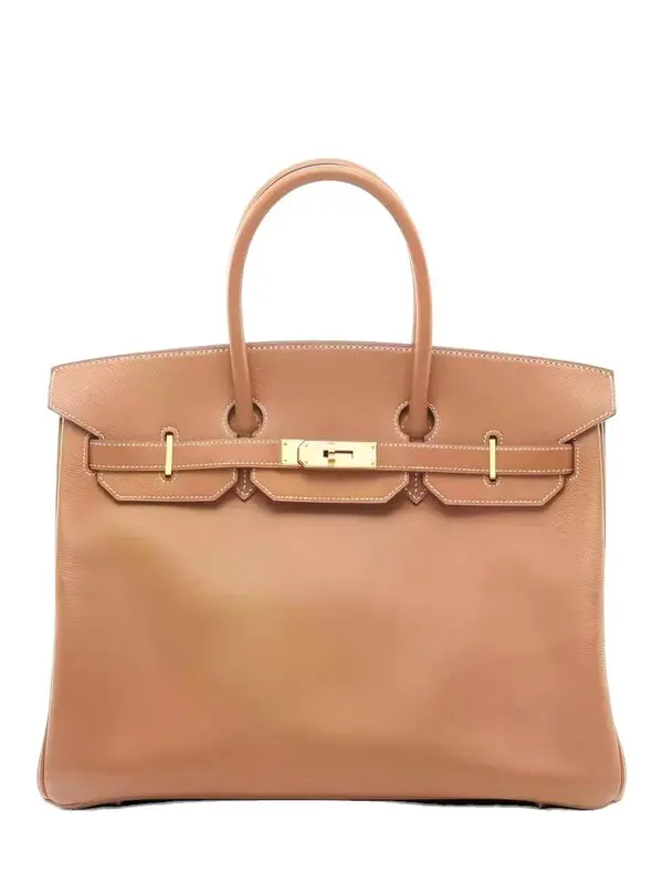 Hermès 35 Birkin Veau Epsom Leather Handbag - Brown