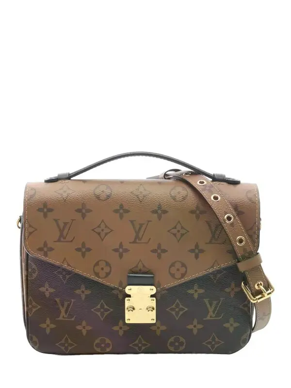 LOUIS VUITTON 2010s Métis Monogram Tote - Brown