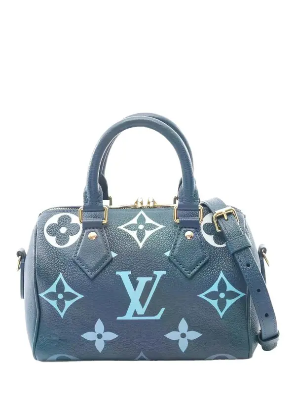 LOUIS VUITTON Speedy Bandoulière Handbag - Blue