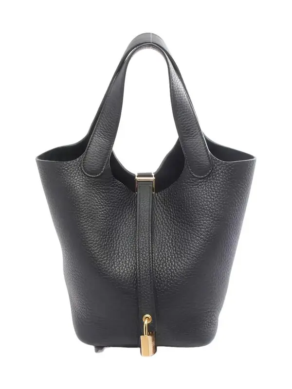 Hermès 2024 Pm Picotin Lock Handbag - Black