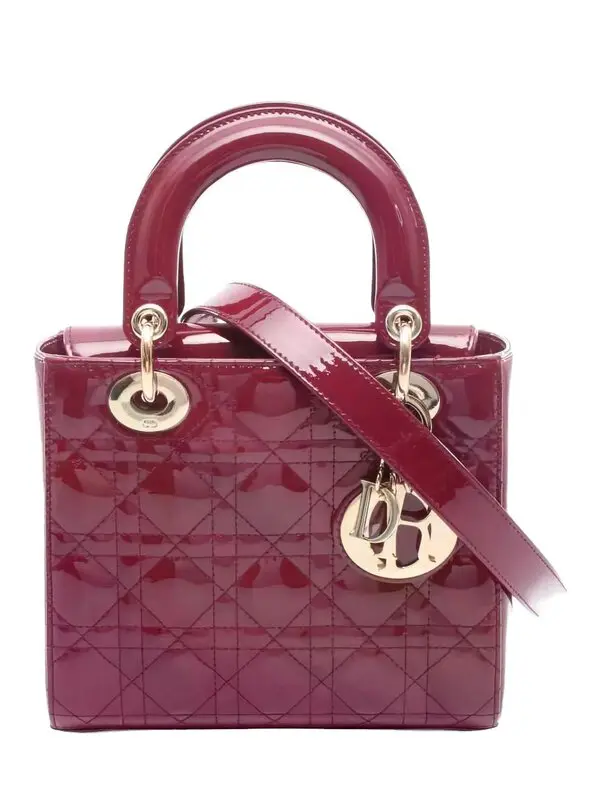 Dior 2010s Cannage Lady Tote Bag - Pink