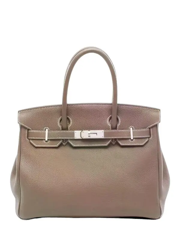 Hermès 2014 30 Birkin Leather Tote Bag - Brown