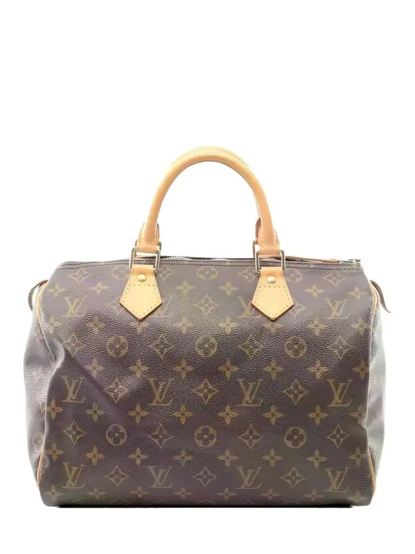 LOUIS VUITTON 2004 30 Speedy Monogram Tote - Brown